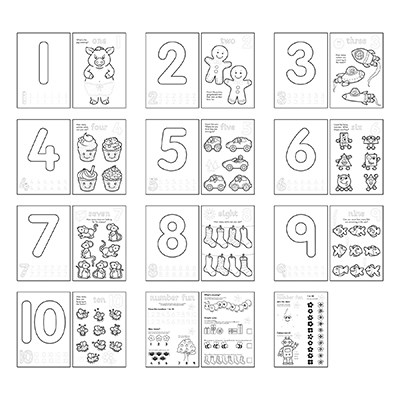 coloring books with numbers