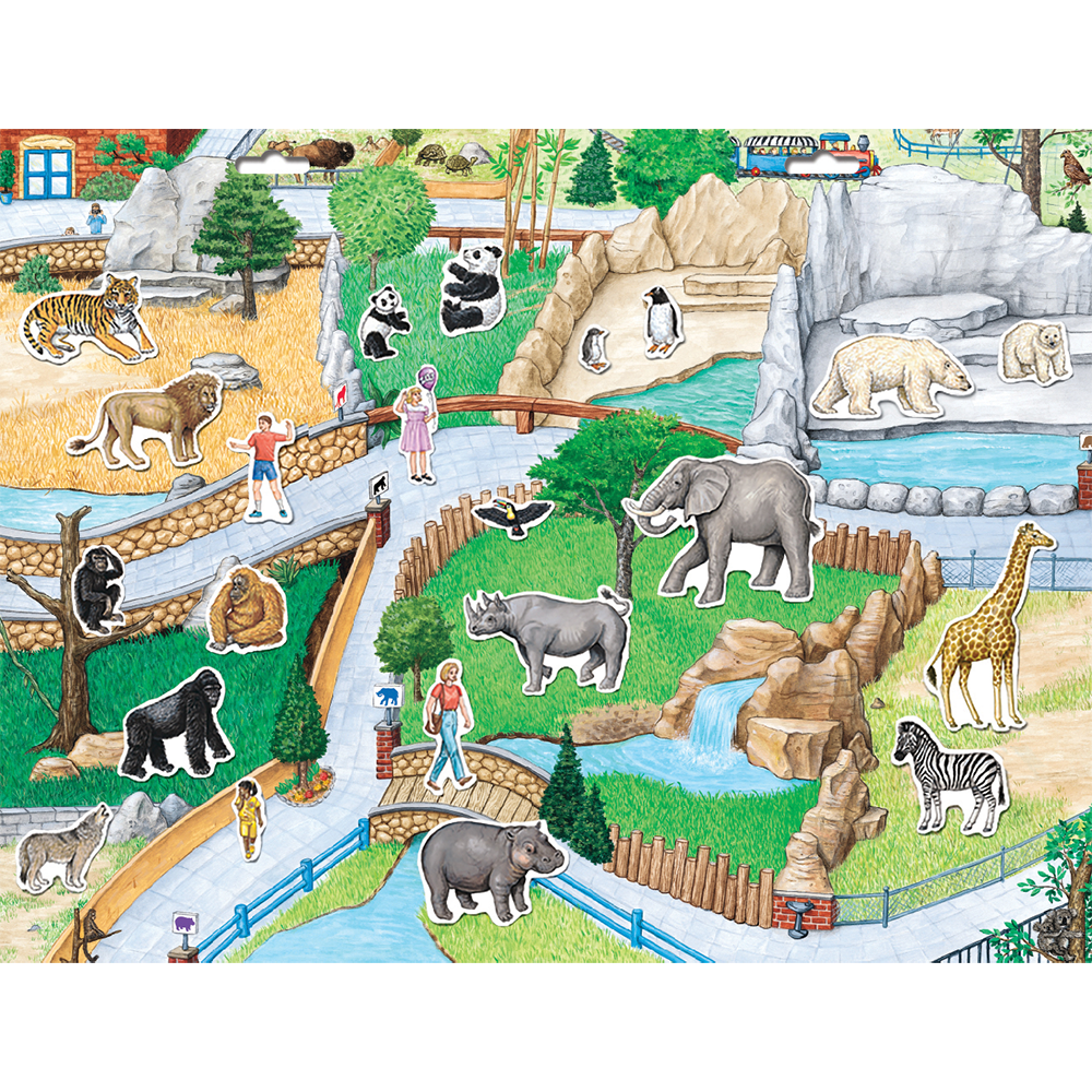 Create A Scene™ Magnetic Zoo™ - Raff and Friends