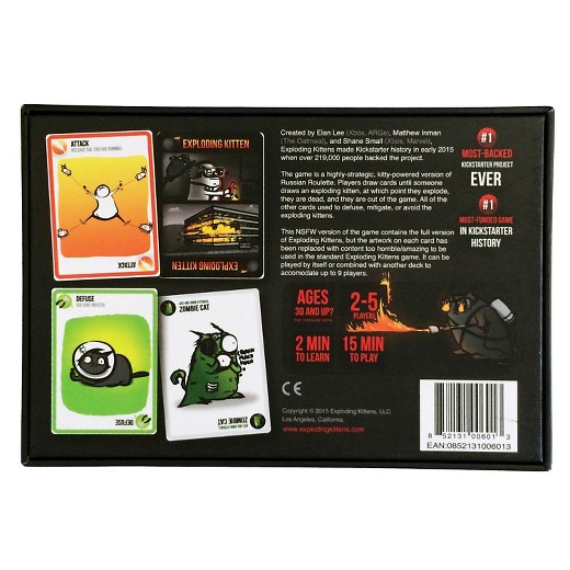 Exploding Kittens NSFW Deck - Raff and Friends Exploding Kittens NSFW Deck - Raff and Friends
