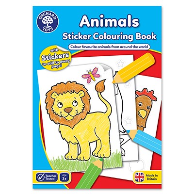 animals.around the world coloring book